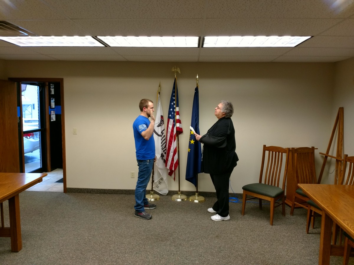 Terry Williams & Dylon Neff sworn in – TOWN OF SHIPSHEWANA